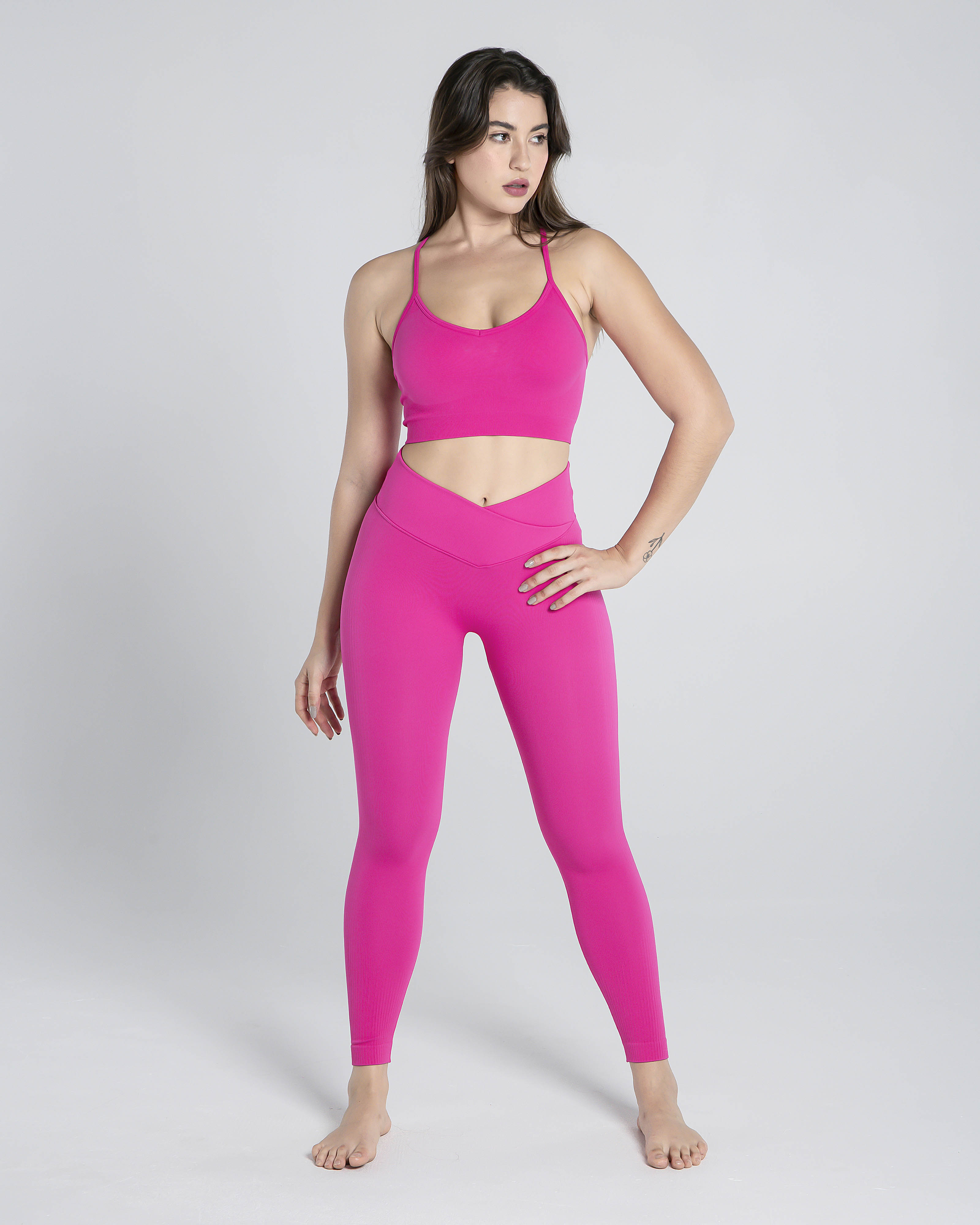 Premium Seamless Crossover Leggings | Cosmolle